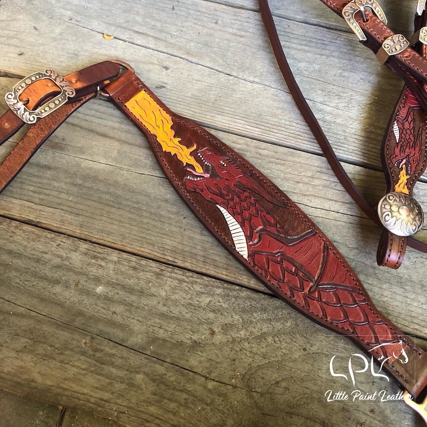 Red Dragon Tack Set – Little Paint Leather
