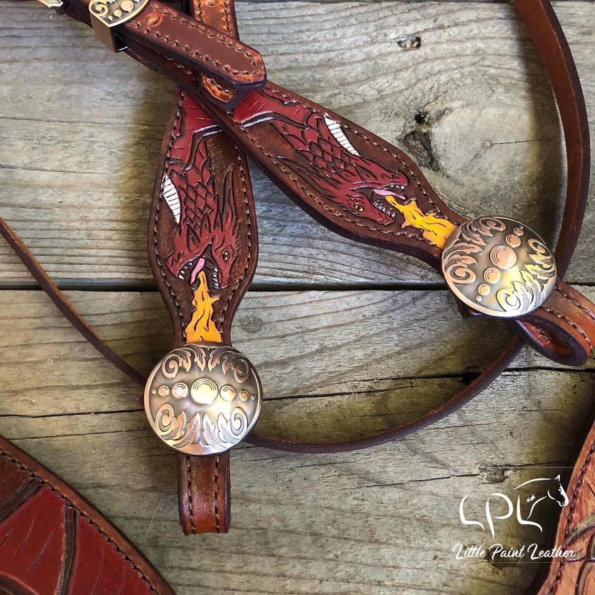 Red Dragon Tack Set – Little Paint Leather