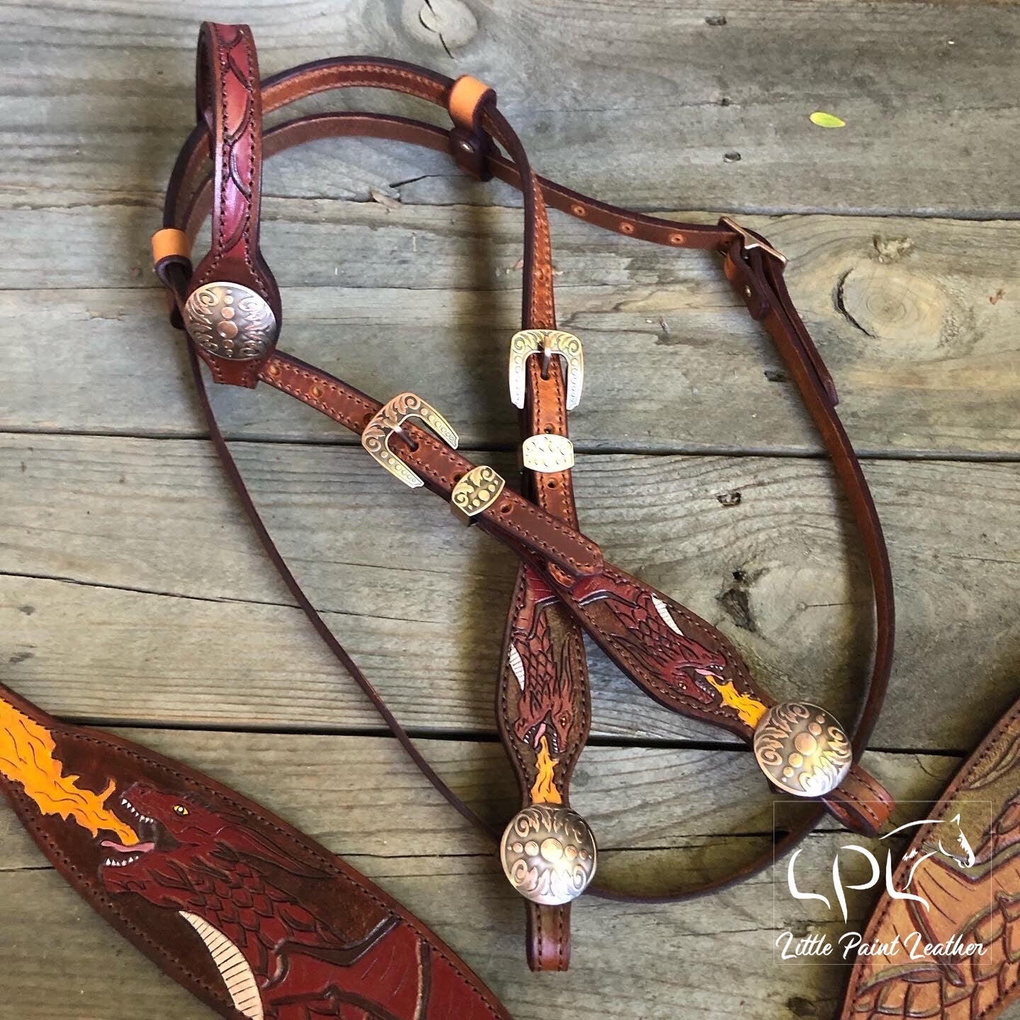 Red Dragon Tack Set – Little Paint Leather