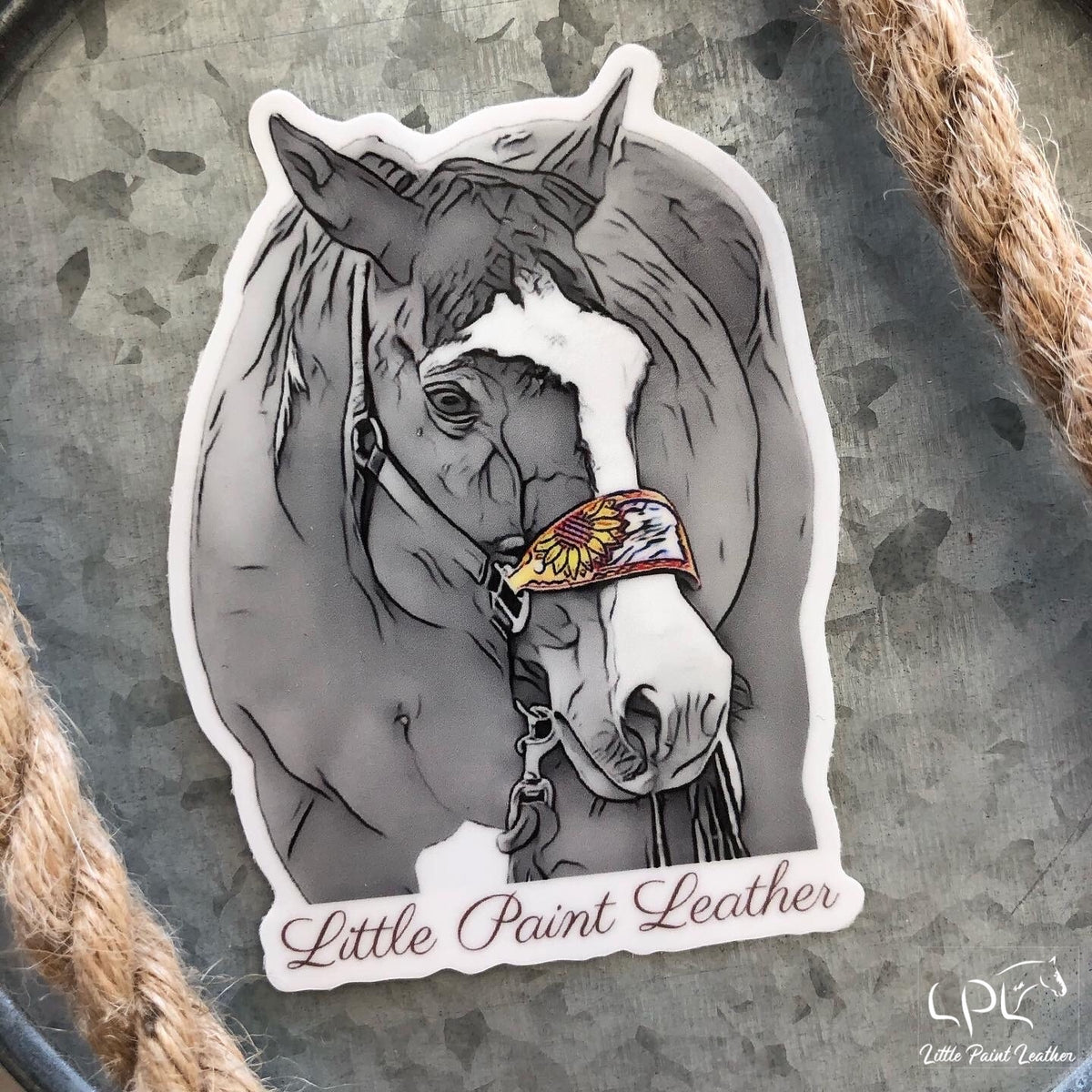 Little Paint Leather Sticker